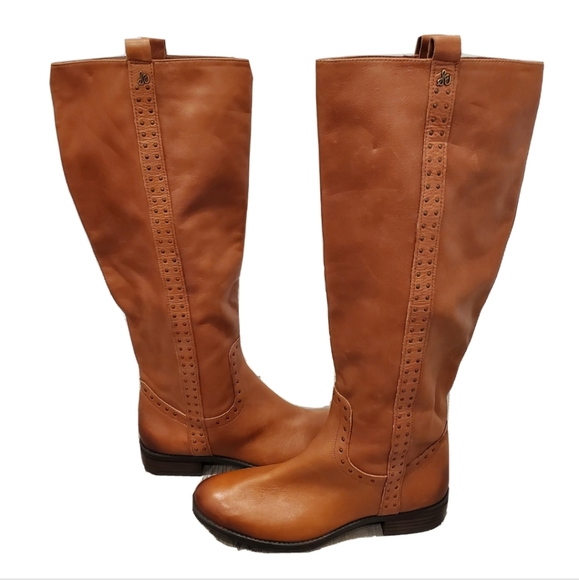 Sam Edelman | Shoes | New Sam Edelman Prina Studded Leather Riding Boot ...